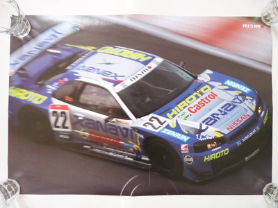 Nismo Poster Nissan Bnr34Gt-R 2001 Jgtc Zanavi Hiroto Skyline Michael ...