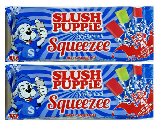 2 x Slush Puppie Ice Pops, ice lollies, 2 x 12 Pack Slush Puppie Ice ...