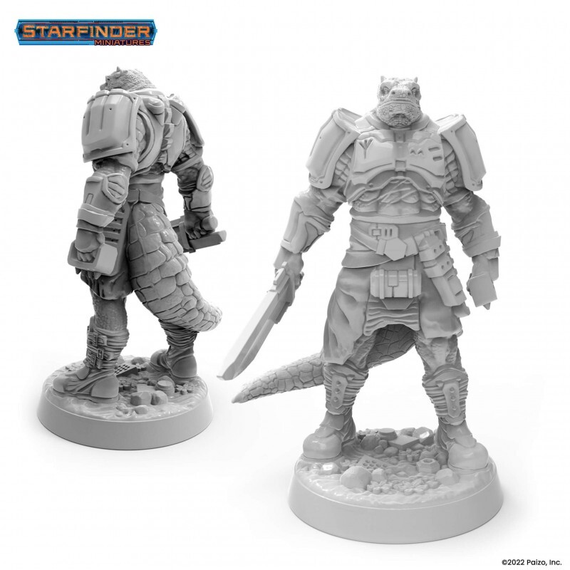 Starfinder PSF0025 Vesk Solarian (Archon Studio) Reptile Solar Warrior ...