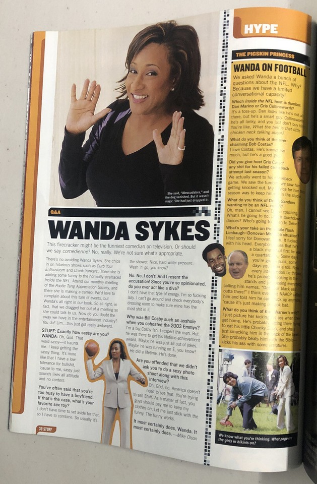 Stuff Magazine #51 February 2004 Tara Reid Christina Moore Deion ...