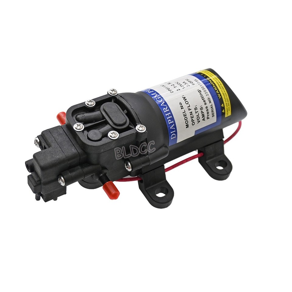 4X Mini Diaphragm Pump DC12V 60PSI Self Priming High Pressure Sprayer ...
