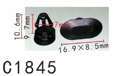 20pcs Fit Renault Huscus Nylon Black Weather-Strip Clip 7701044547 ...