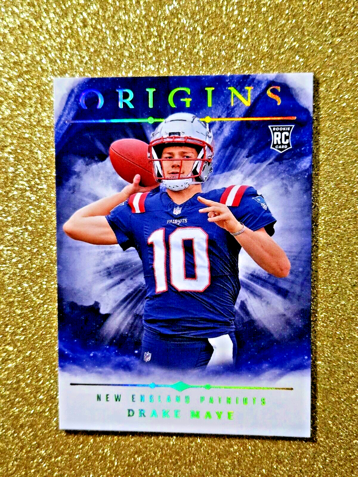 2024 Panini Origins RC Drake Maye Rookie Card Holofoil #145 MINT 💥💥 ON ...
