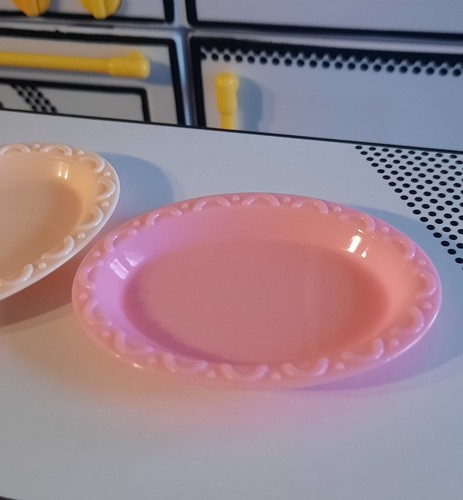 Lot Of 4 Miniverse Compatable 1:6 Scale Oval Remix Plastic Plates | eBay
