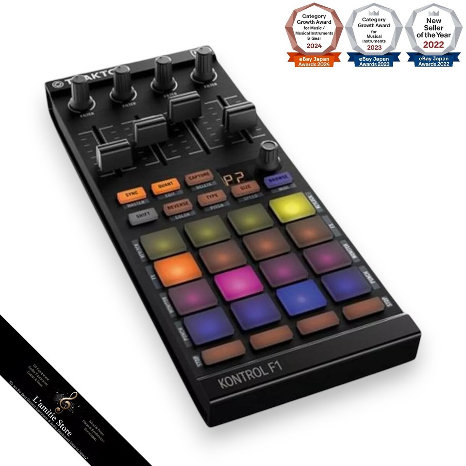 Native Instruments TRAKTOR KONTROL F1 DJ Controller MIDI Remix Stem ...