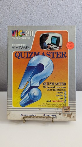 Commodore Vic 20 Cassette Software- Quizmaster Ivan Berg 1982 | eBay