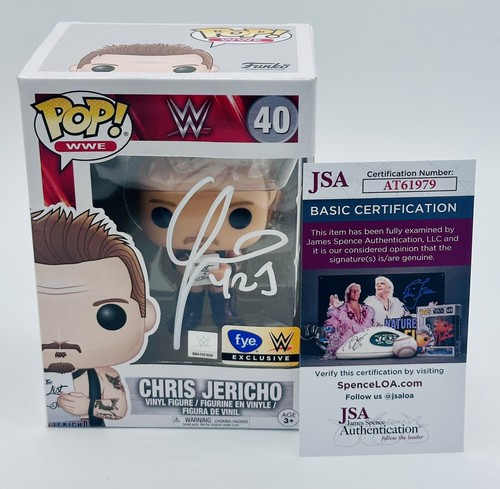 Chris Jericho FYE Exclusive Signed Autographed Funko POP JSA COA WWE ...