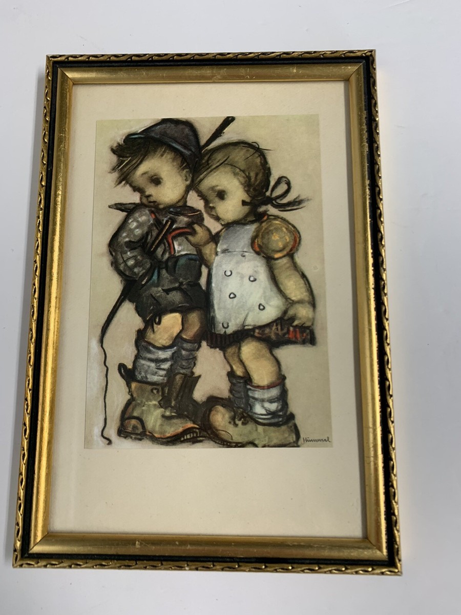 Vintage Hummel Illustration Vintage Hummel Bavaria Germany Art Print