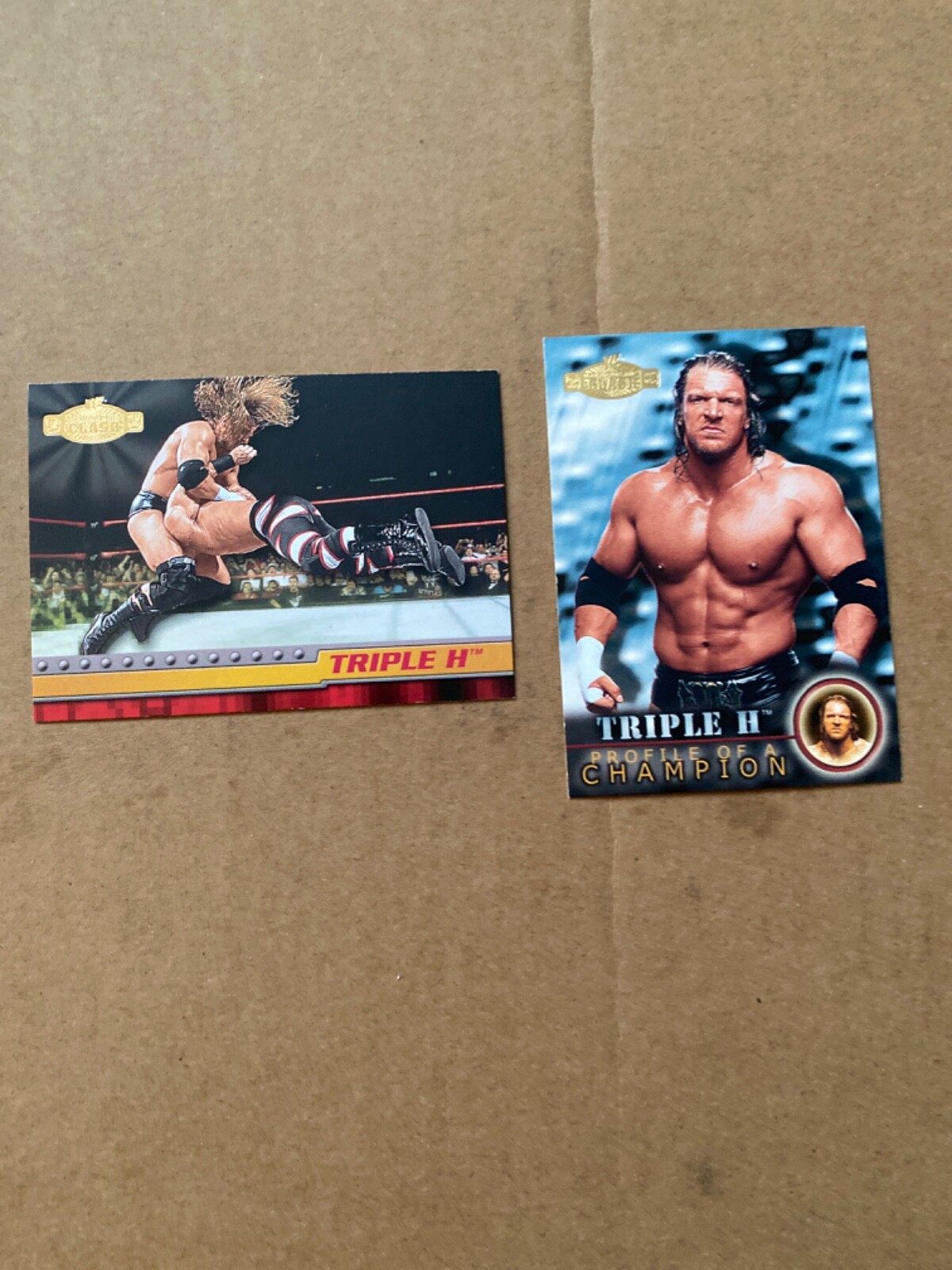 Triple H 2001 Fleer Championship Clash 2 cards FREE SHIPPING | eBay