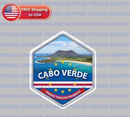 Cabo Verde Country Souvenir Decal Vinyl Sticker Travel Luggage B | eBay