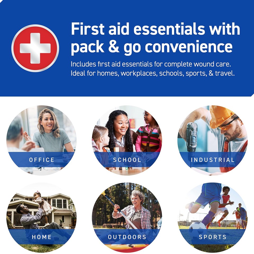 Care Science First Aid Kit, 110 Pieces | Professional 110 Piece Set ...