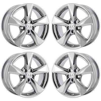 18" LEXUS RX350 PVD BRIGHT CHROME WHEELS-C RIMS FACTORY OEM 74253 ...