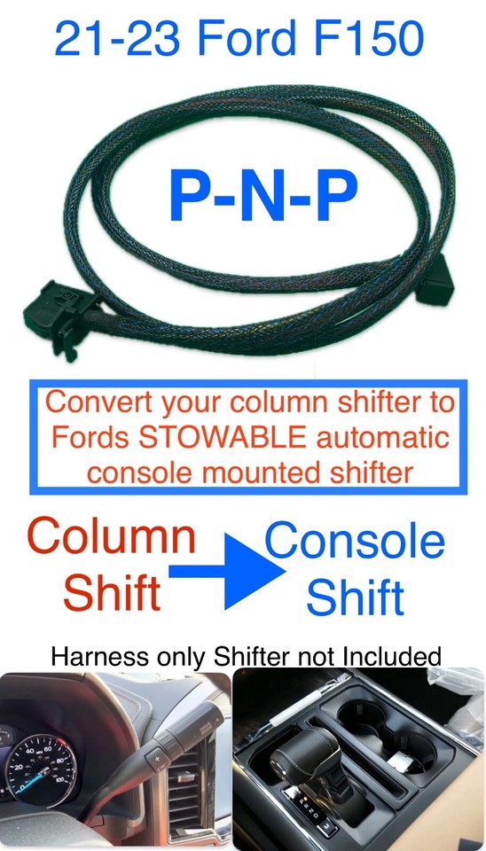 2021-2023 Ford F150 Column to Stowable Console Shifter Conversion ...