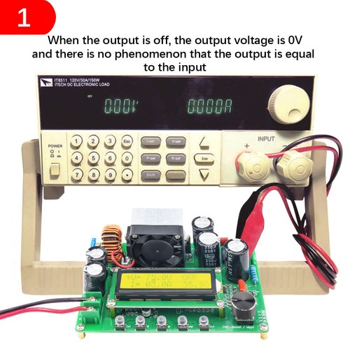 DPX800S DC-DC NC CV CC Booster Module CNC Boost 12V~120V 0-15A ...