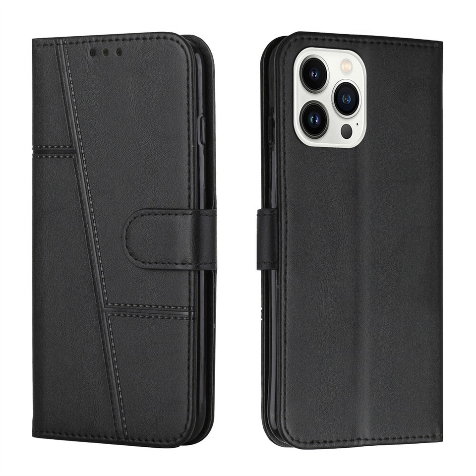 Magnetic Leather Flip Card Wallet Case For iPhone 17 Pro Max 16 15 14 ...