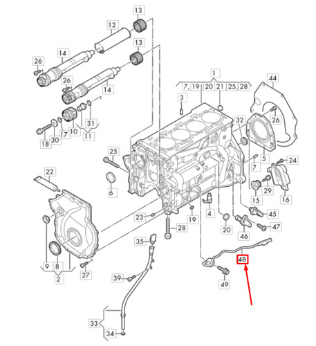 NEW AUDI Q2 KNOCK SENSOR WITH WIRING HARNESS 06K905377E ORIGINAL | eBay