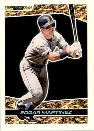 1993 Topps Black Gold Edgar Martinez Seattle Mariners #37 | eBay