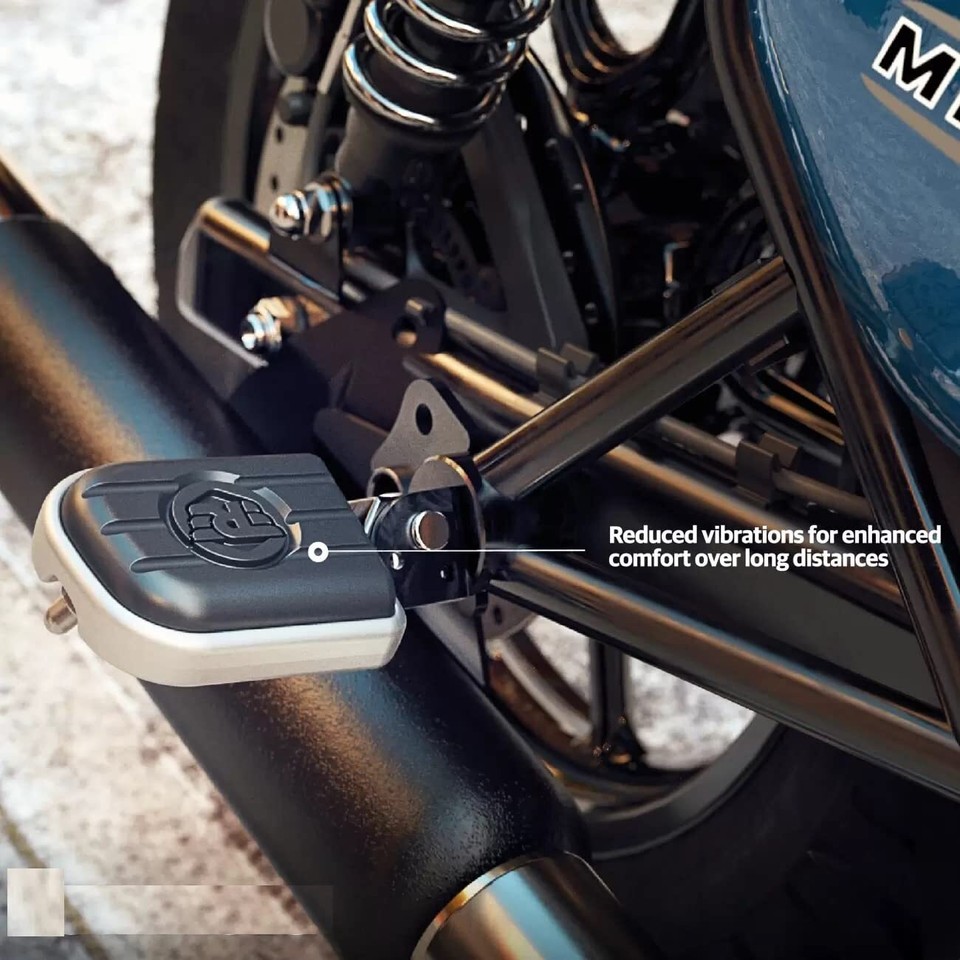 Gate 7 Royal Enfield Meteor 350 & Classic Reborn Footrest Foot pegs | Black