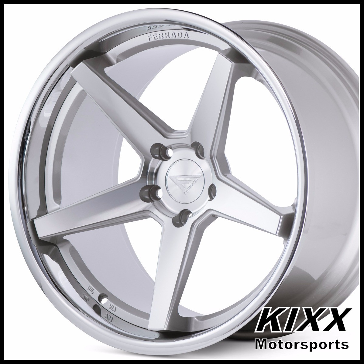 19" FERRADA FR3 19x8.5/10.5 SILVER CONCAVE WHEELS RIMS for BMW E92 E93 ...