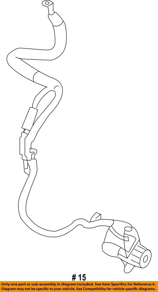 GM OEM 09-17 Acadia Limited Electrical Battery-Battery Cable 23282308 ...
