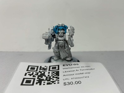 Warhammer 40,000 Librarian In Terminator Armour metal oop EVU-05 | eBay
