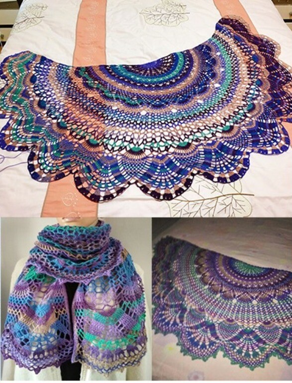 Sale 3BallsX50gr Colorful Rainbow Scarf Sweater Cashmere Wool Rugs Knit ...