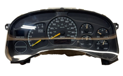 2000-2002 GMC Yukon Speedometer Mph (US Market) Cluster Exc. Denali ...