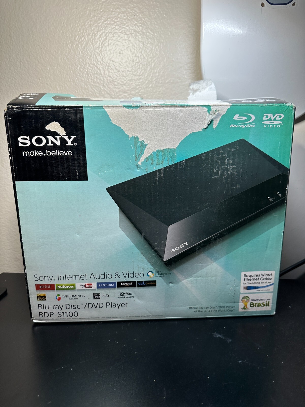 Sony BDP-S1100 Blu-ray Player /DVD player INTERNET AUDIO & VIDEO READY ...