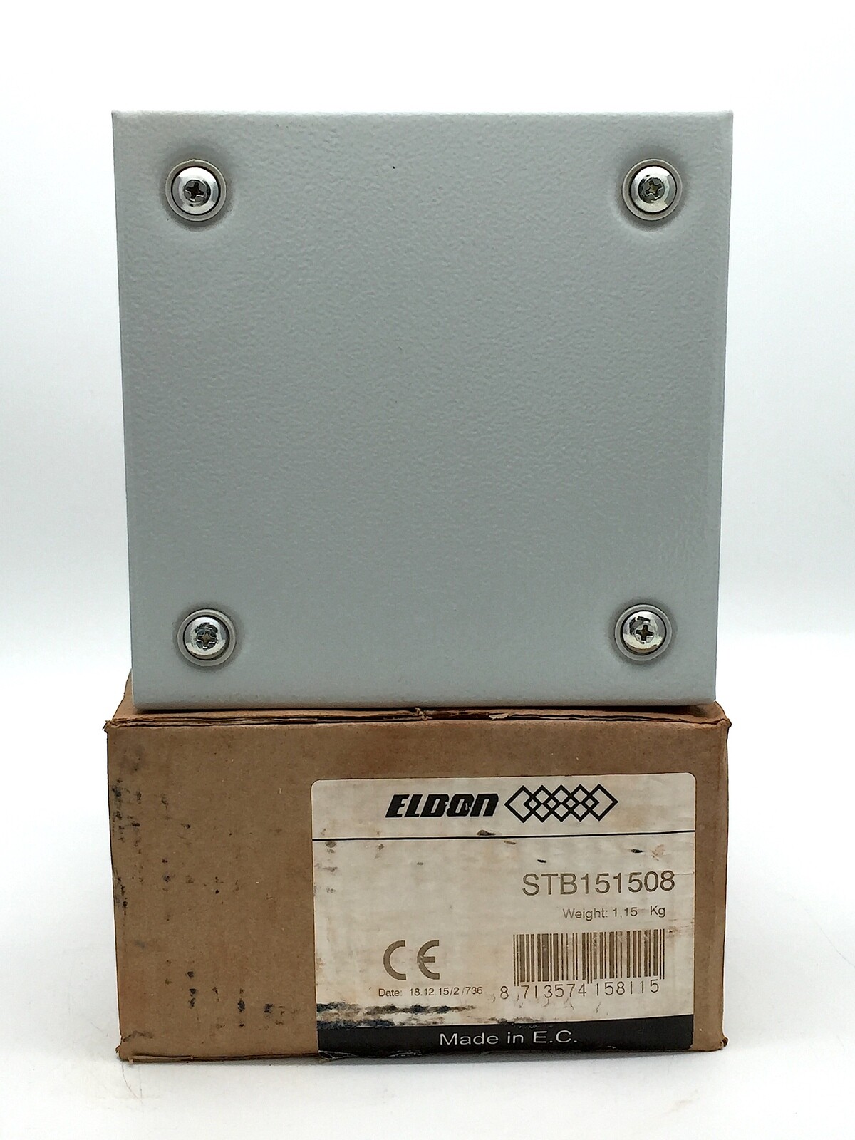 Eldon STB 151508 Terminal Box Enclosure 150x150x80mm Mild Steel IP66 ...