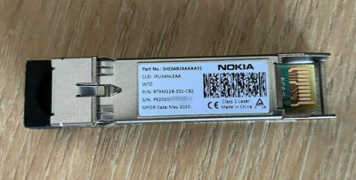 Nokia 3HE04824AA SFP+ 10GE SR 850nm MMF 1PU3ANLEAA | eBay