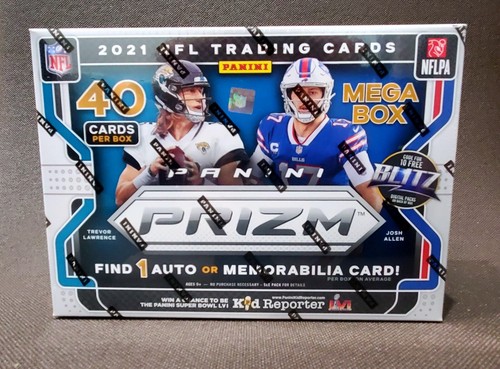 2021 Panini NFL Prizm Football Target Mega Box NEW SEALED 1 AUTO/Mem ...
