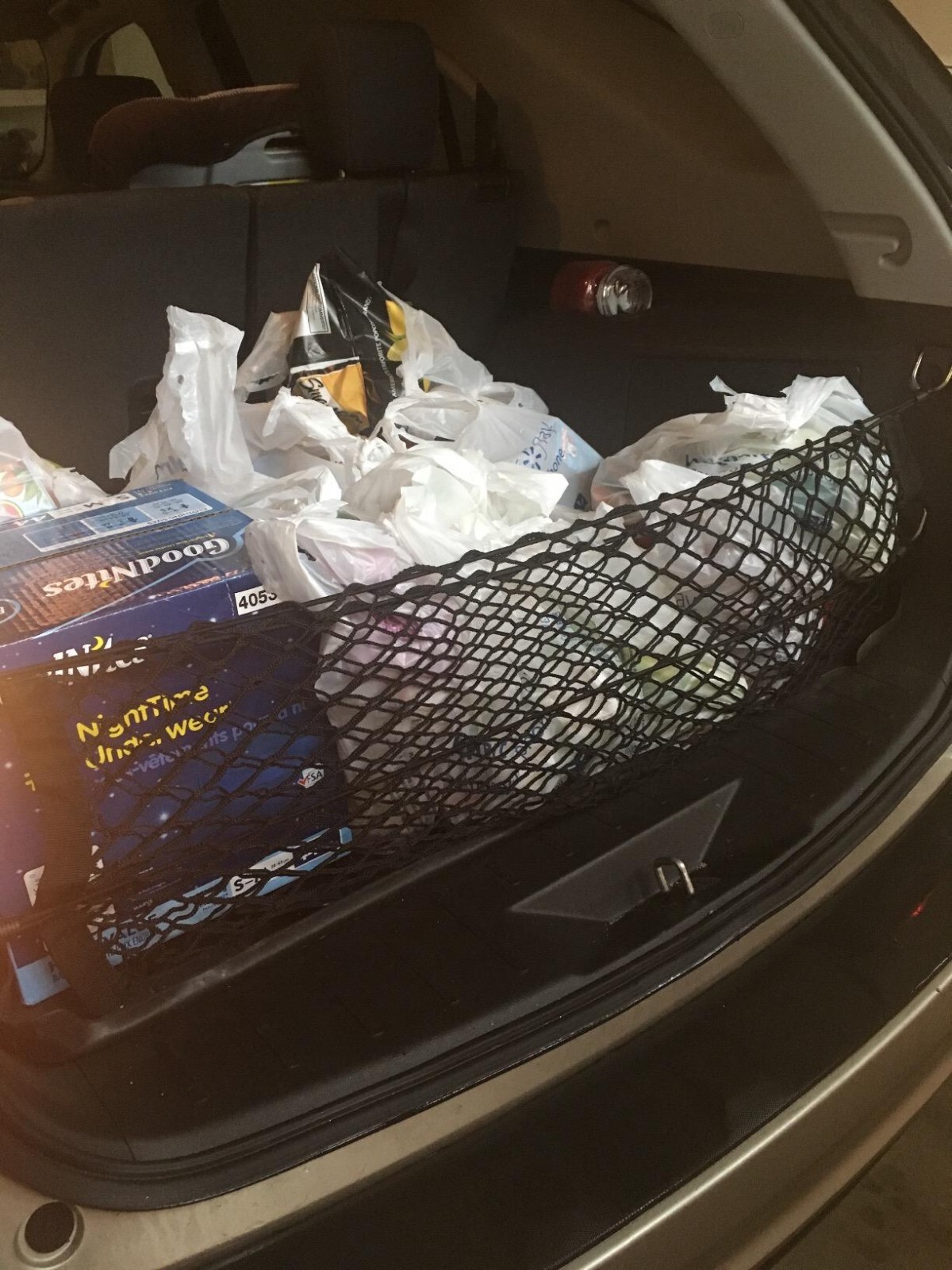Envelope Style Trunk Cargo Net Organizer for CHEVY TRAVERSE 2009-2017 ...