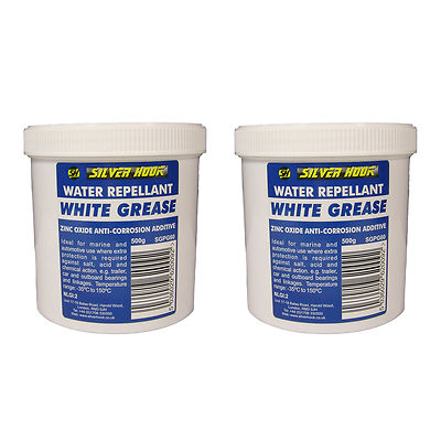 2 x White Grease Waterproof Marine Automotive Anti Corrosion Salt ...