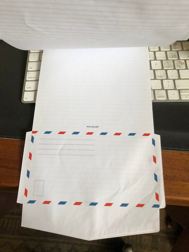 Air Mail - Fold and Mail Stationary. New. | eBay