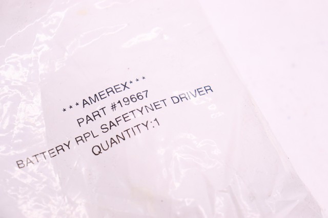 Amerex Replacement Batteries & Safety Driver Panel #27 19667 for sale ...