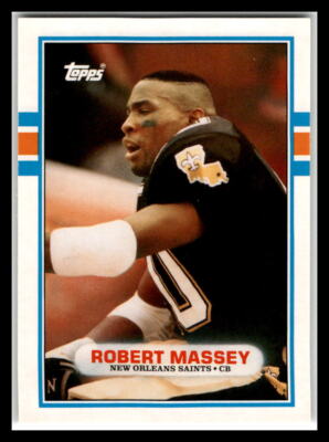 1989 Topps Traded #77T Robert Massey New Orleans Saints | eBay