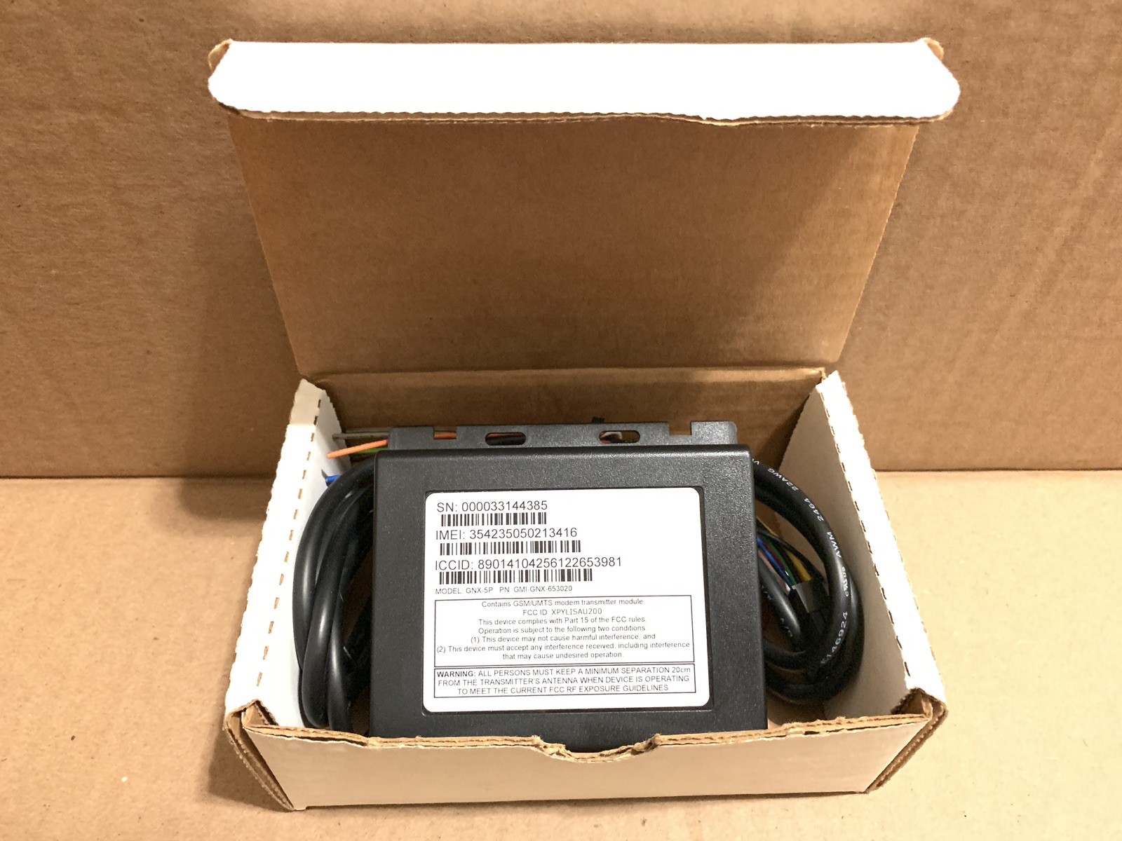 Fleet Management Modem Transmitter GNX-5P GPS Tracker GMI-GNX-653020 ...