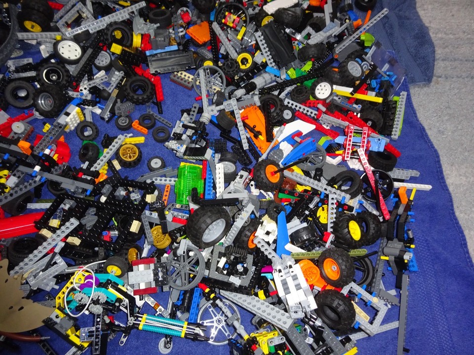 Lego Technic 20 POUND Bulk Lot Parts Beams Gears Mindstorms EXACT ...