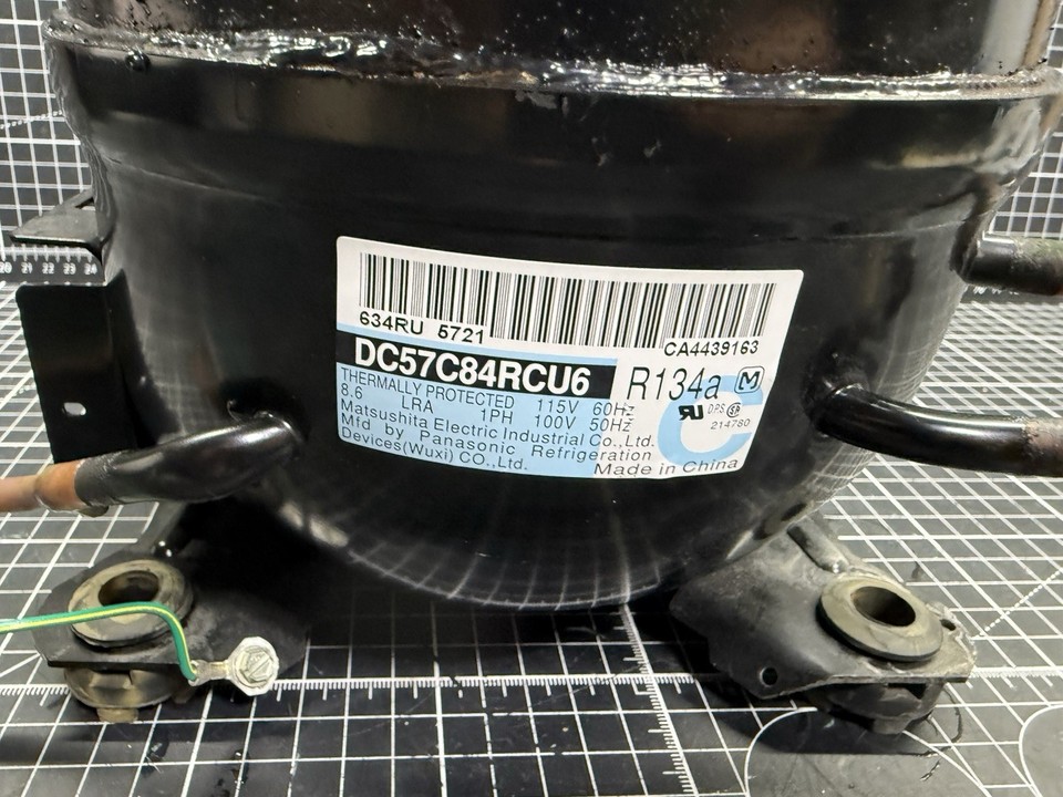 GE Refrigerator Compressor Matsushita P#DC57C84RCU6 WR87X20798 | eBay