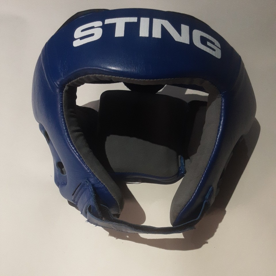 Sting Competition Approved Boxing Open Face Head Guard 2:0 Red/Blue ...
