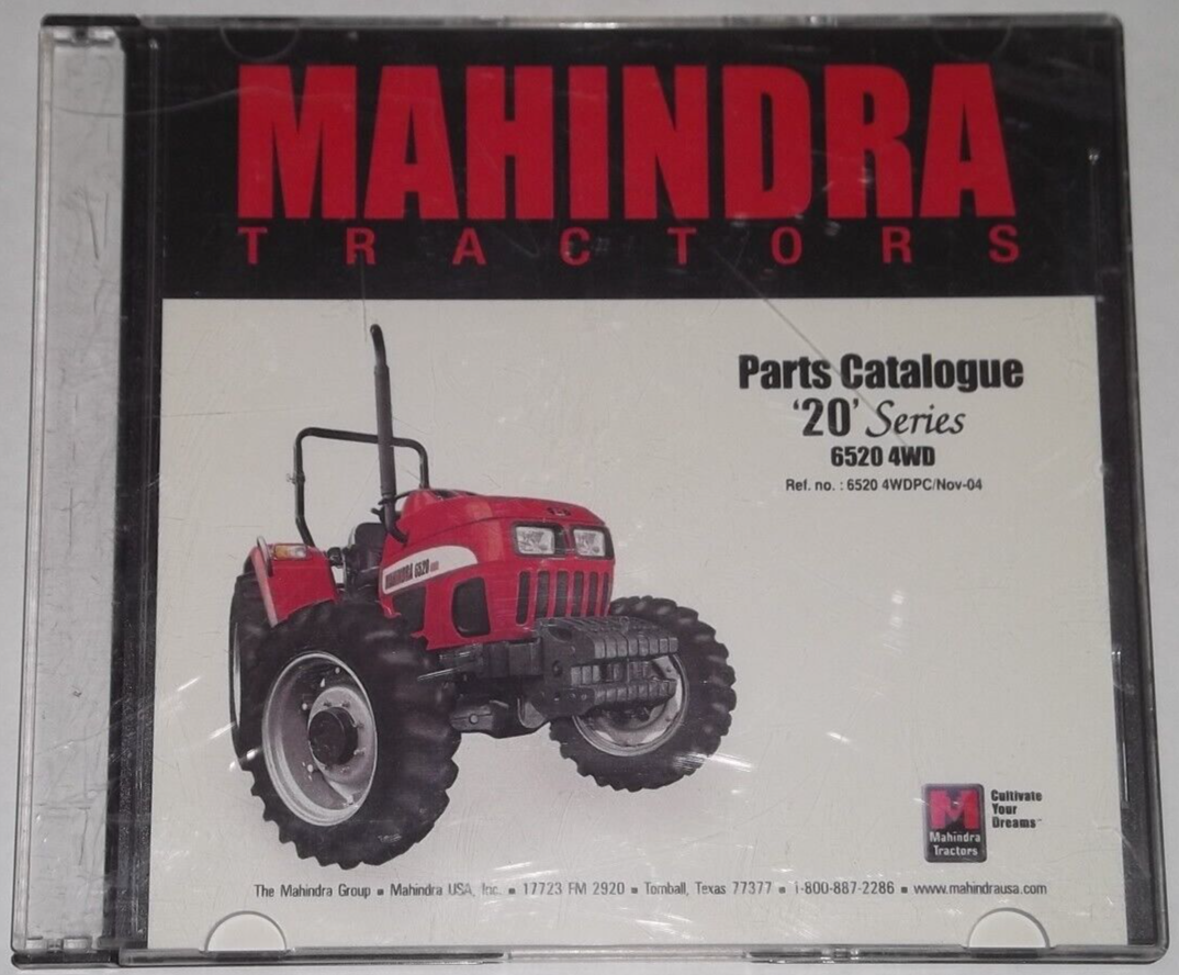 MAHINDRA 6520 4WD TRACTOR PARTS MANUAL BOOK CATALOG ON CD/DVD | eBay