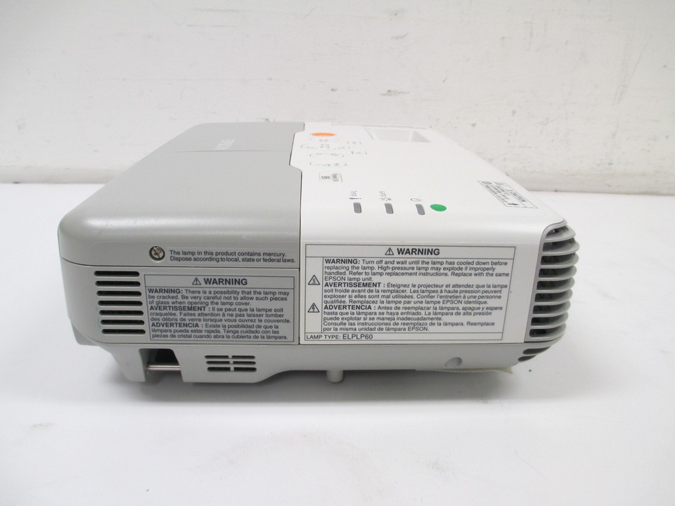 Epson PowerLite 95 Projector XGA Projector Model H383A w Bad Bulbs | eBay