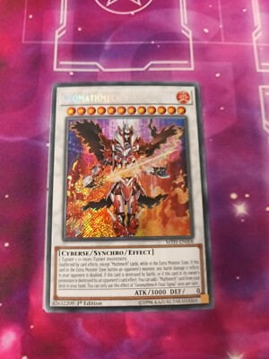 Yugioh Geomathmech Final Sigma MYFI-EN008 Secret Rare 1st Edition NM | eBay