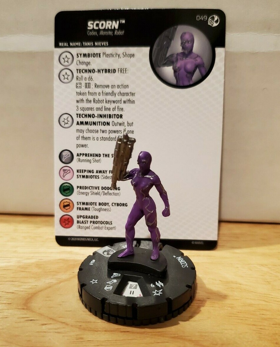 Marvel Heroclix Spiderman Venom Absolute Carnage #49 Scorn Rare | eBay