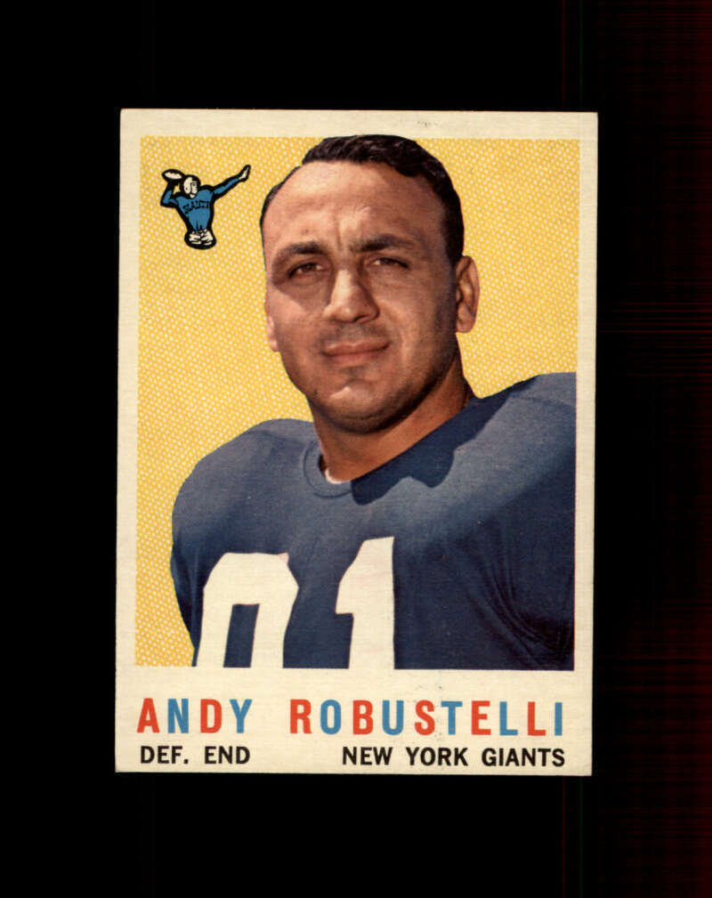 1959 Topps Football #147 Andy Robustelli STARX 7.5 NM+ (CS133324) | eBay