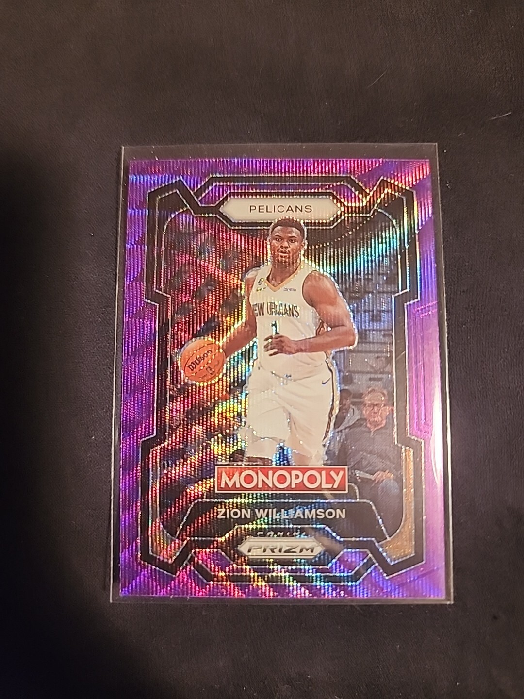 2023-24 Panini Prizm Monopoly Purple Wave Zion Williamson #55 Pelicans ...