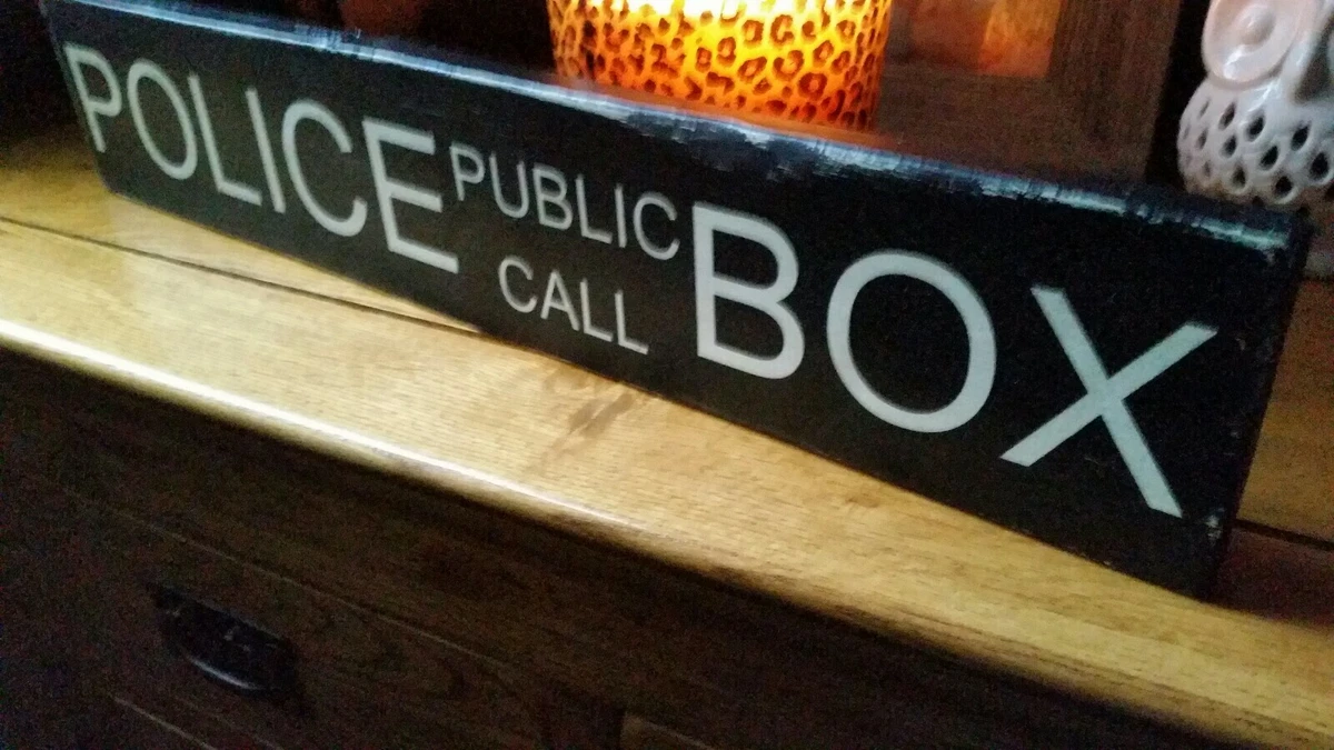 Police Public Call Box Sign
