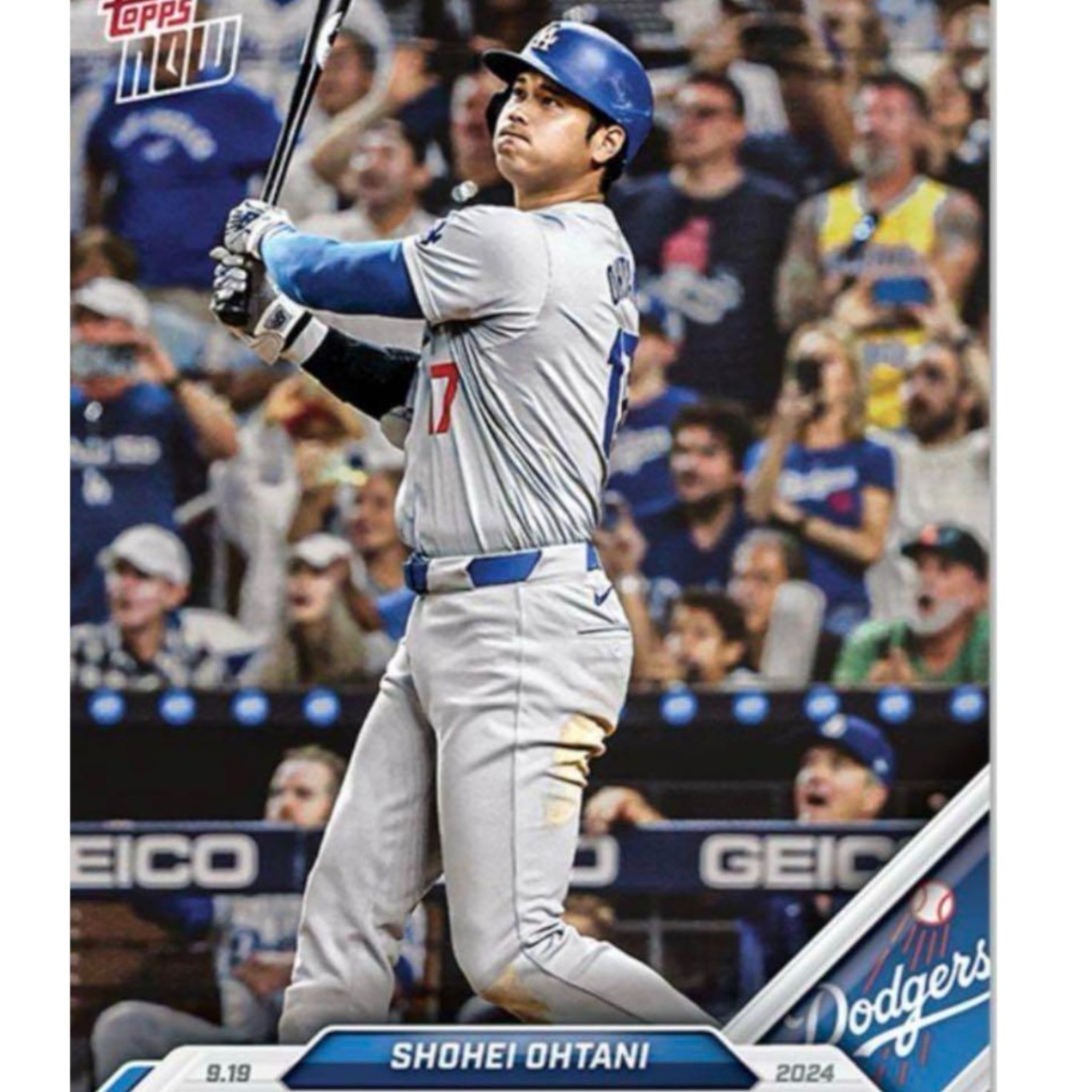Shohei Otani Topps Now Baseball Card 50/50 Major Home Run Rare 2024 MVP ...