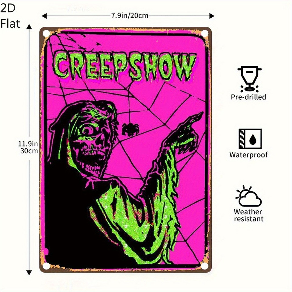Vintage Horror Movie Poster Tin Metal Signs Home Décor 8x12 Wall Art ...