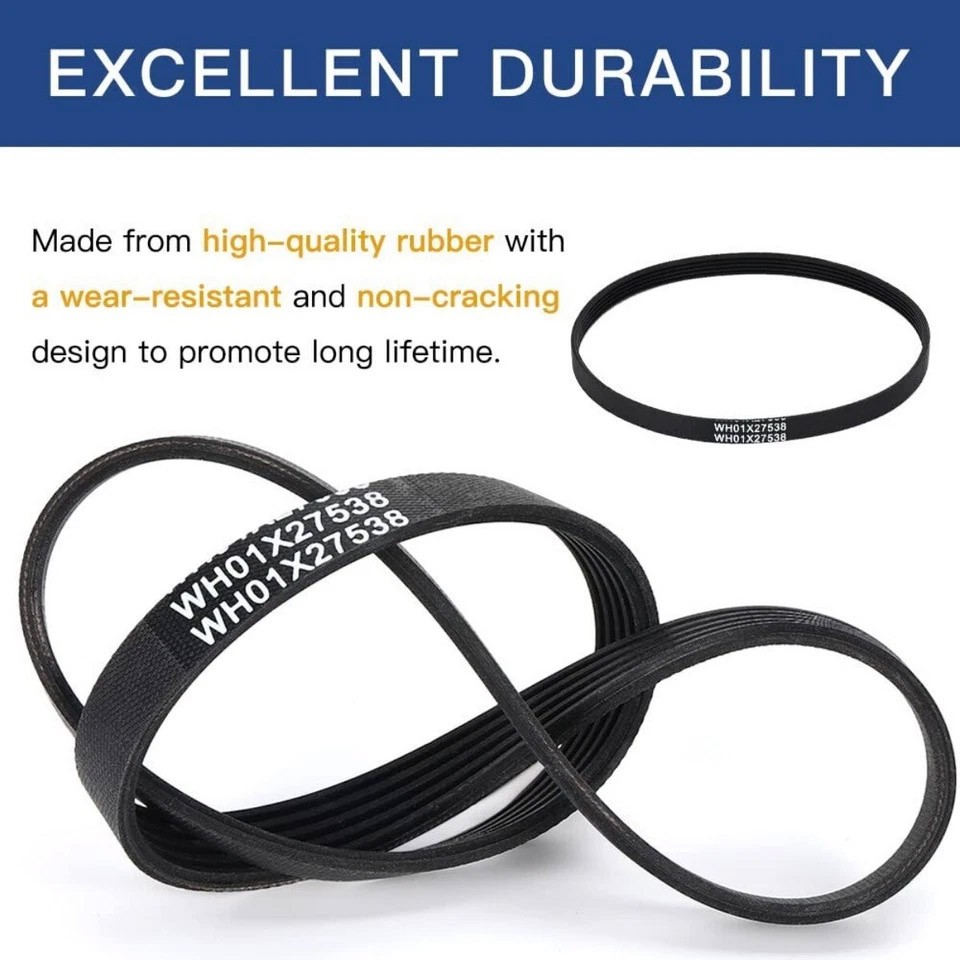 WH01X27538 Washer Belt for GE Hotpoint Clothes Washing Machine Parts ...